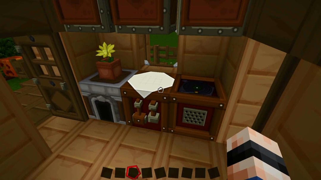 我的世界:简易小房子自带小花园,开始制作