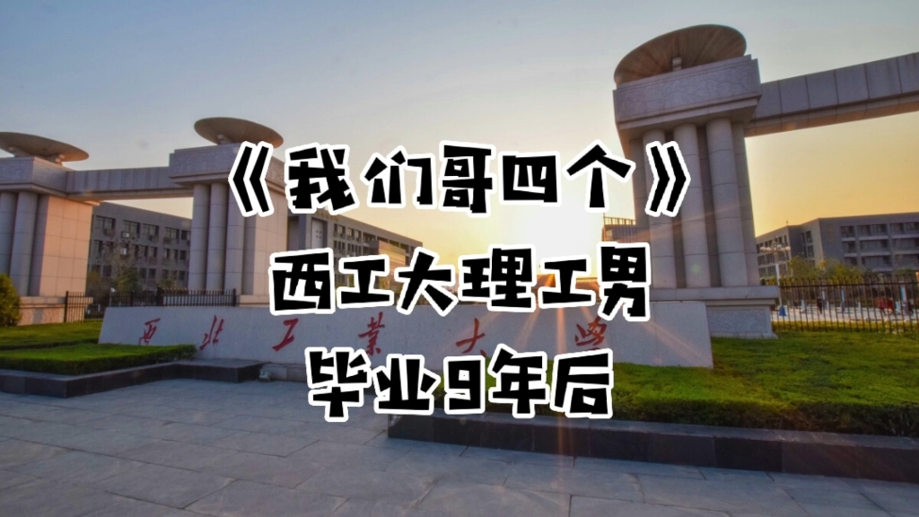 不愧是国防七子!西北工业大学,同宿舍4个理工男(飞行器设计与工程),...