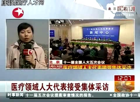 医疗领域人大代表接受集体采访