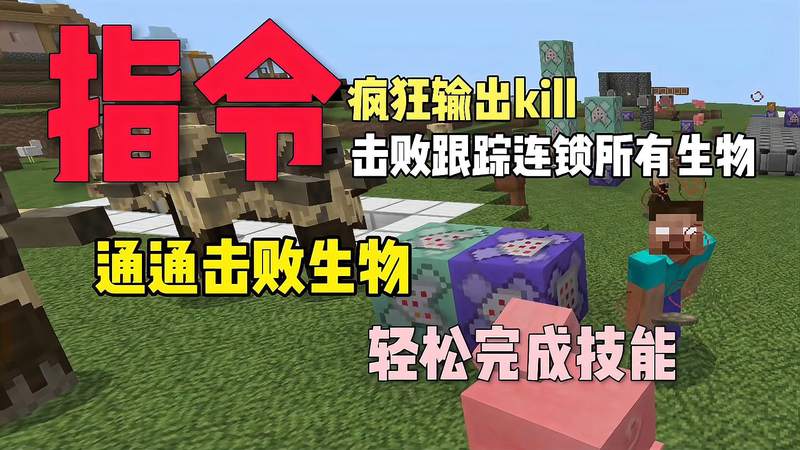 我的世界指令教学:疯狂跟踪传送击败