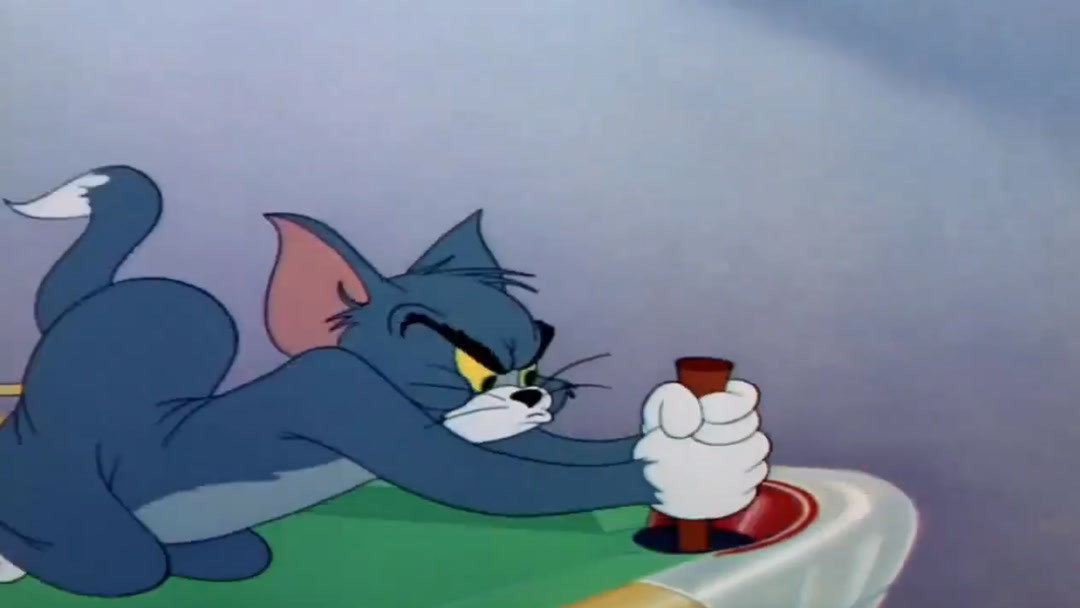 猫和老鼠动画: 台球桌上的猫鼠大战