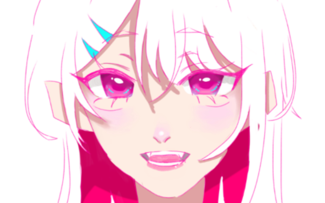 第一次画指绘成功呜呜(其实也不算成功)