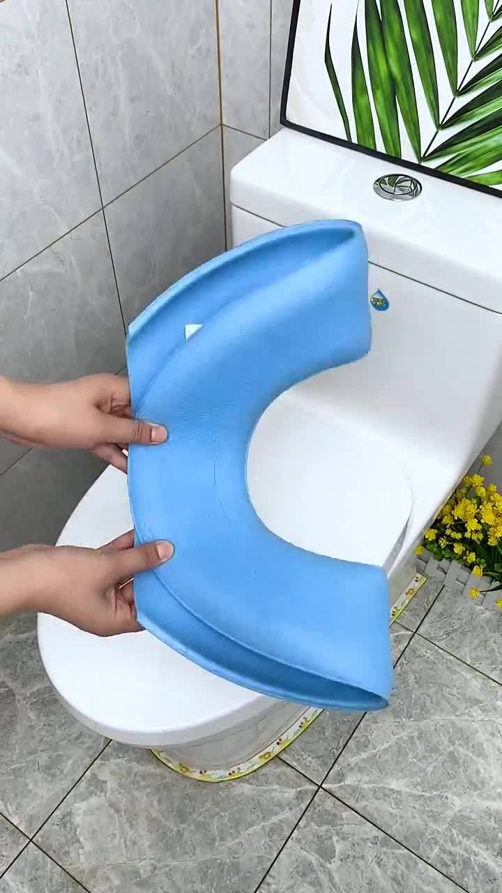 这个马桶垫,安装简单方便,柔软舒适,防水防滑 #实用 #热门