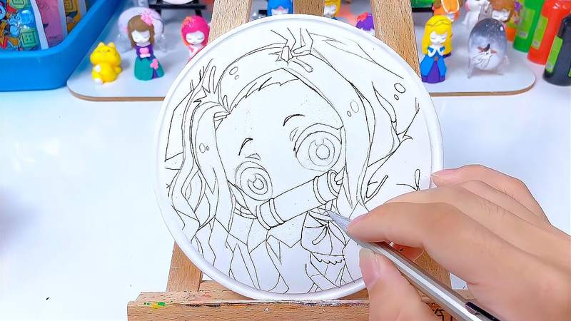 手作|漫画人物这样画,小朋友学画画没压力