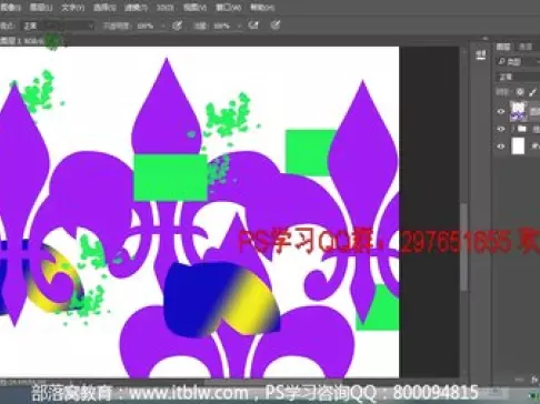 PS教程PS全套教程PS实战案例:画笔笔刷参数设置案例photoshop视频...