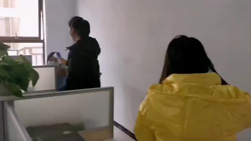 #消毒杀菌量体温 抗击疫情 安心复工ߒ�ߒ