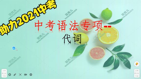 中考语法专项精讲精练——代词的使用
