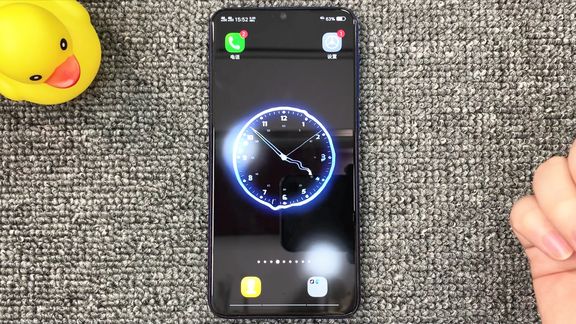 一键开启水波纹动态时钟,还有触动特效,太好玩了