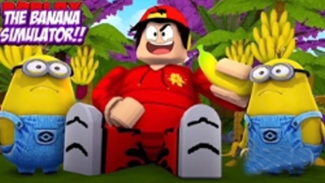 Roblox香蕉模拟器 天上居然掉香蕉?乐高我的世界 游戏