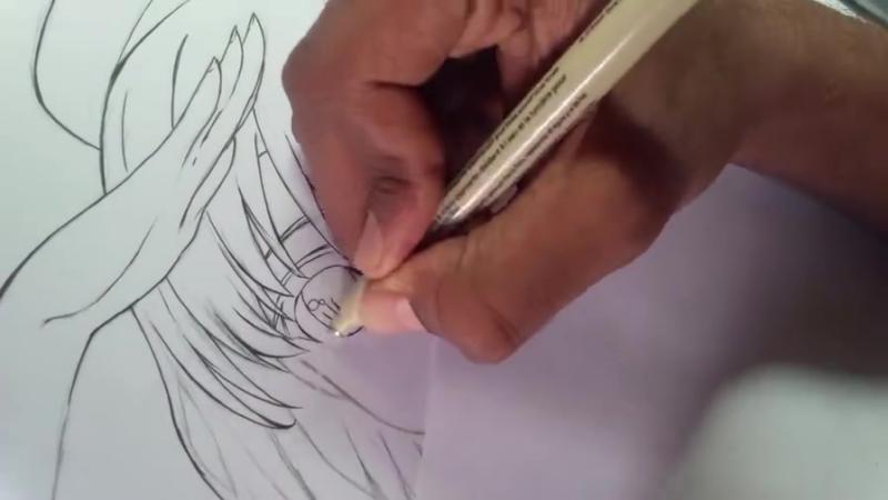 「绘画教程」如何一步步的画动漫美少女?你需要学一学