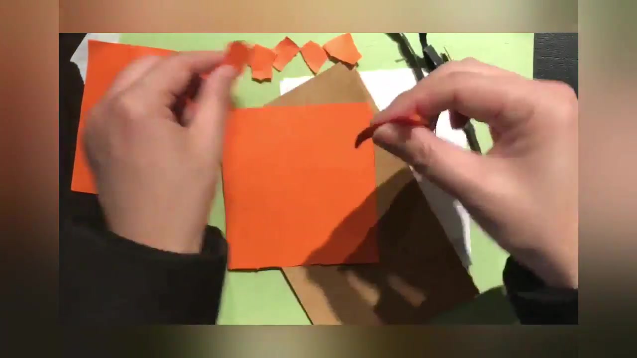 云老师的美术课 撕贴画——我喜欢的小动物