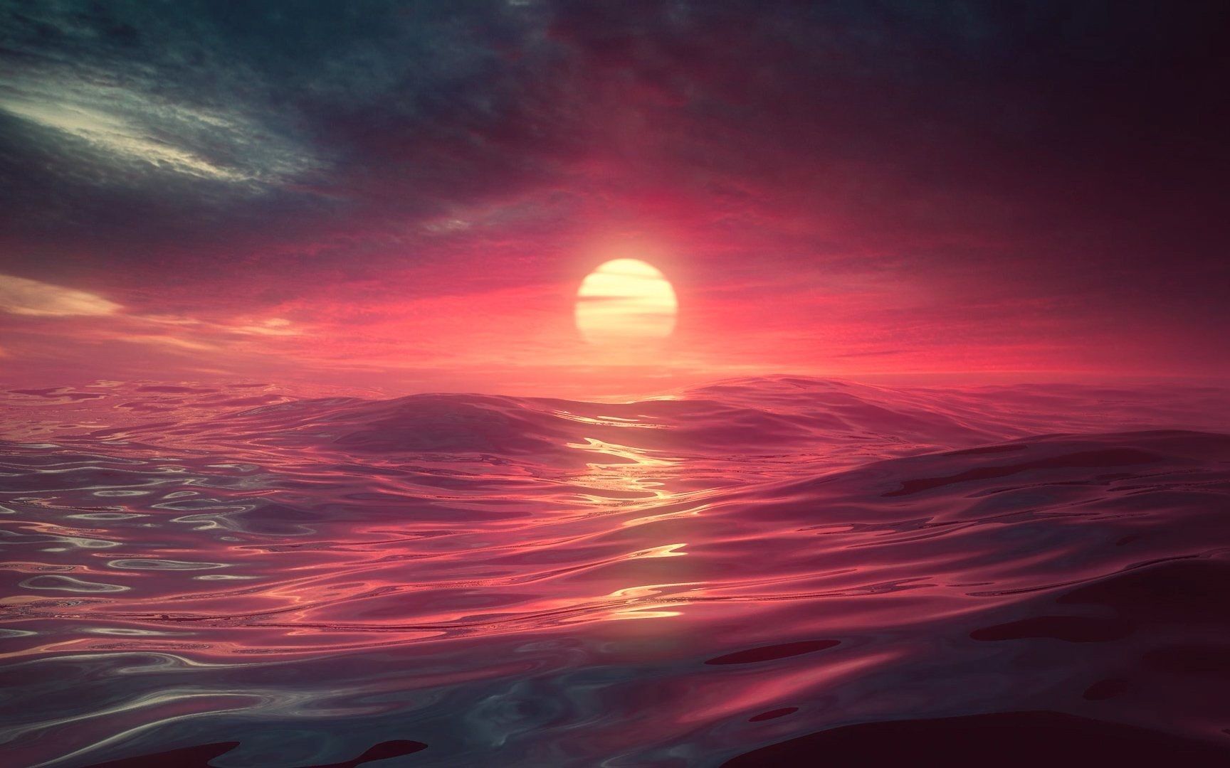 【C4D】在C4D和AE中创建一个海洋循环动画(中英双字)