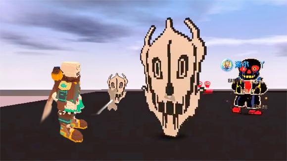 迷你世界 传说之下sans审判战