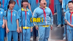 果然站C位还是要有实力的#六一儿童节#小学生#唱歌