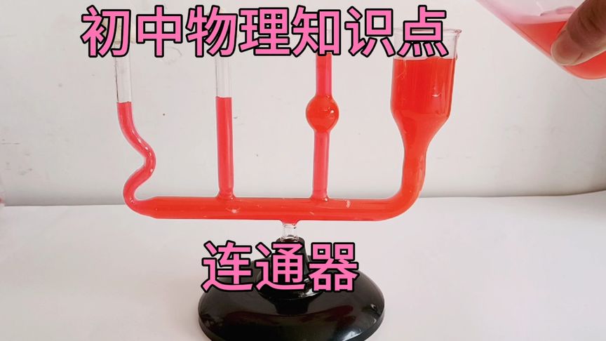 连通器:上端开口,下部相连的容器。液体不流动时,液面总是相平