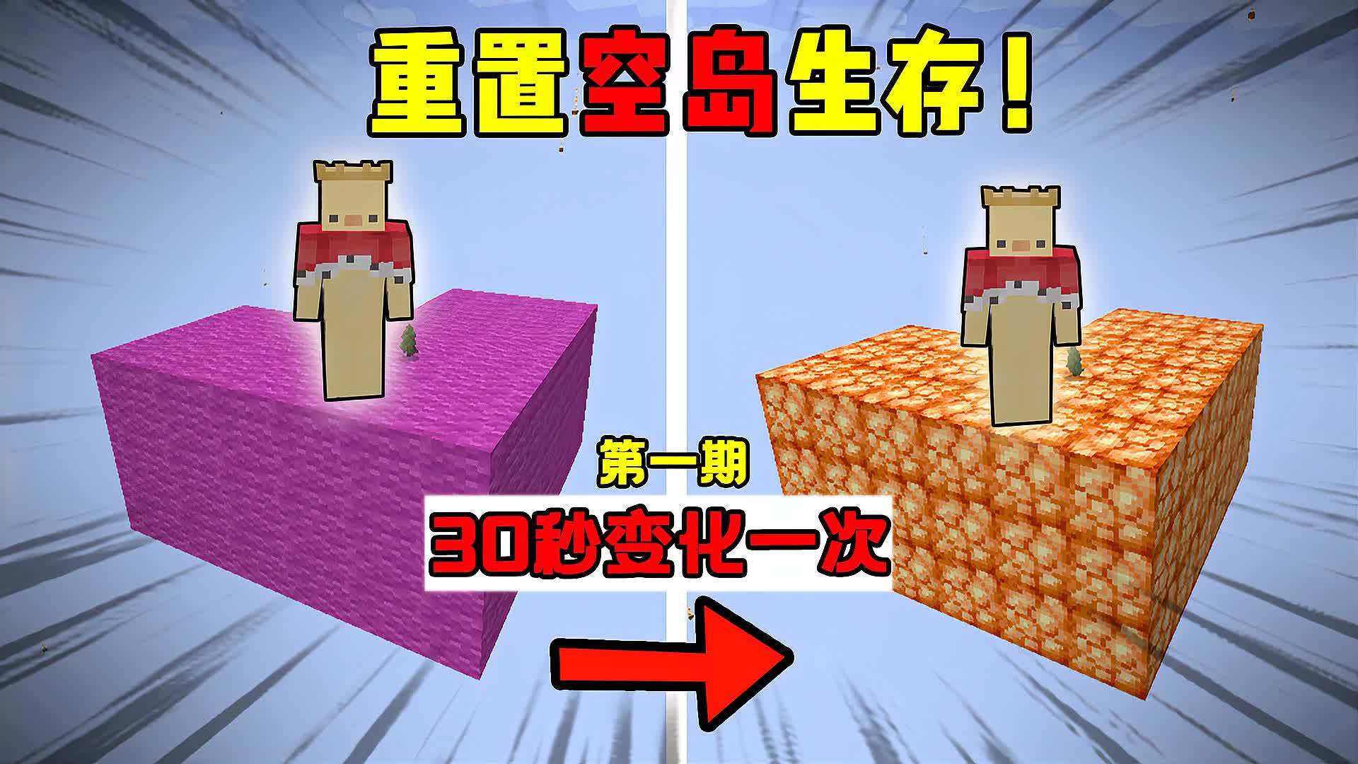 每隔30秒空岛重置一次,如何生存?