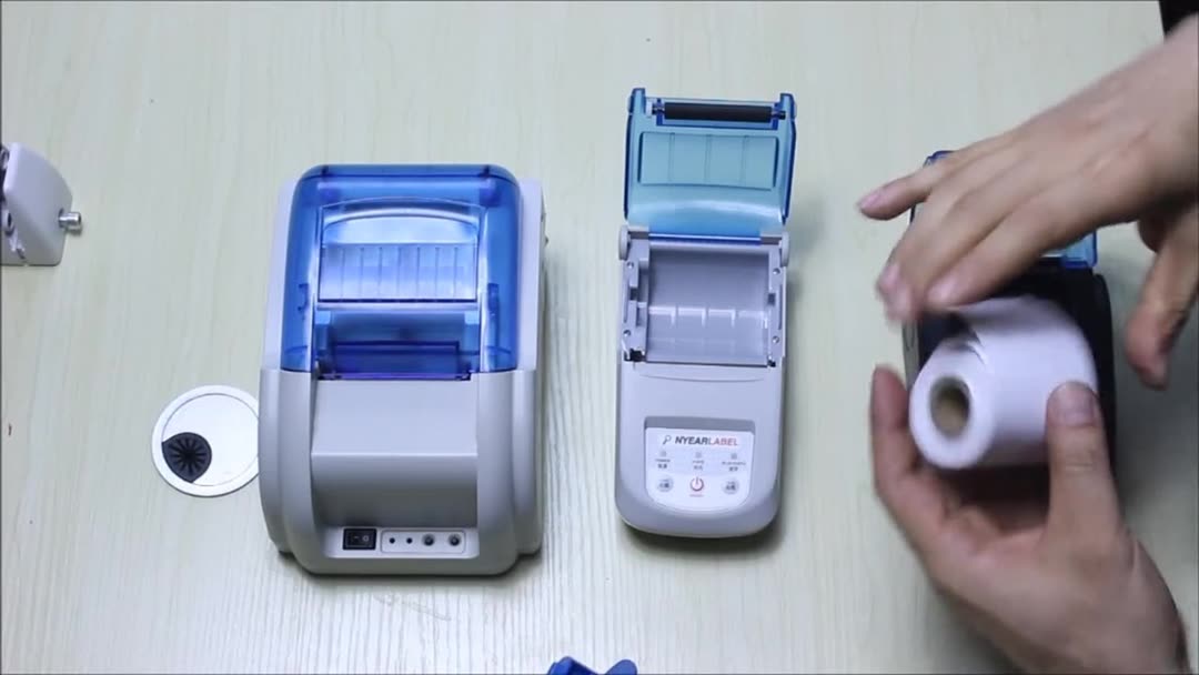 不干胶打印机 装纸教程