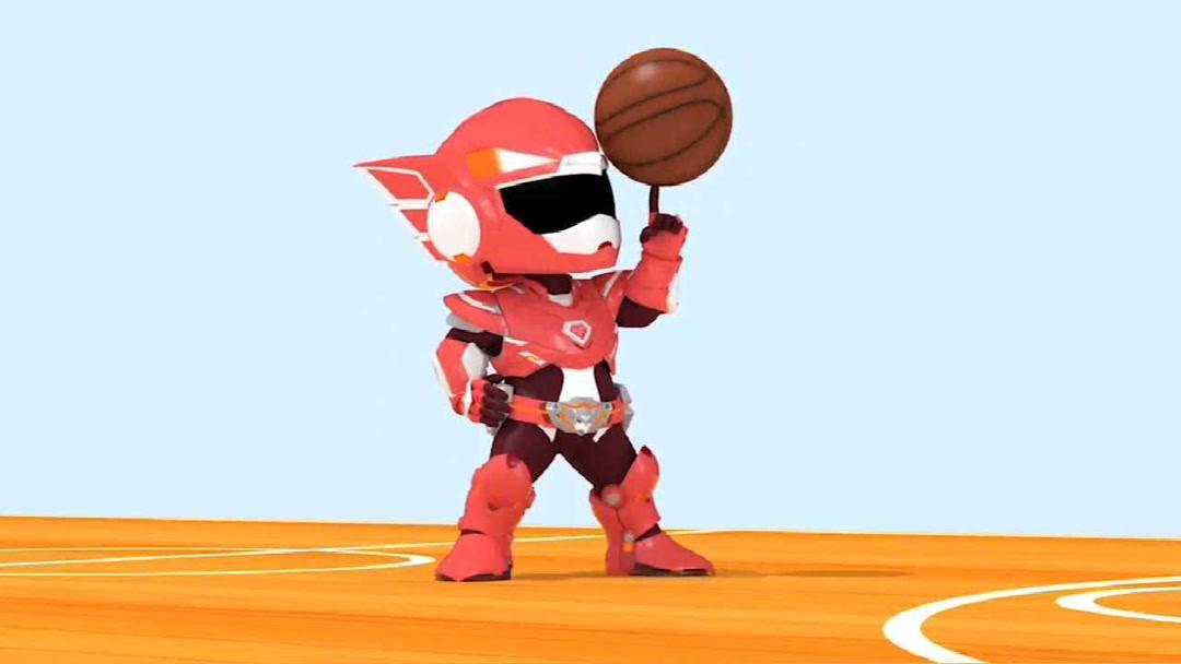 迷你特工队动画:特工宝宝们打篮球,这投篮的样子也太酷了吧