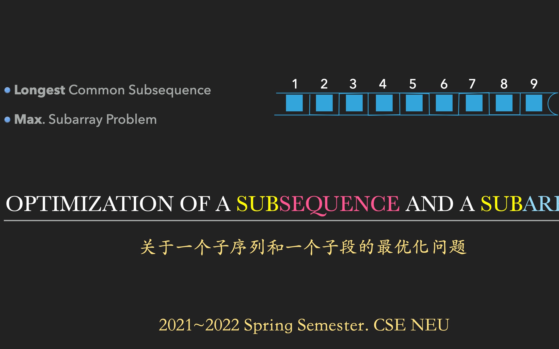 2021～2022春季学期算法设计与分析,第十次课(上)
