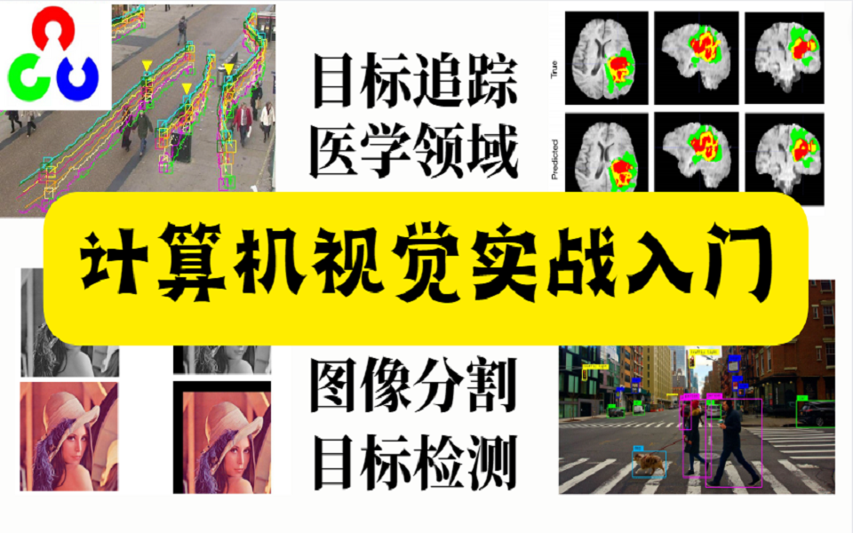 全网目前讲的最透彻的计算机视觉实战教程全套完整版,包含(目标追踪+...