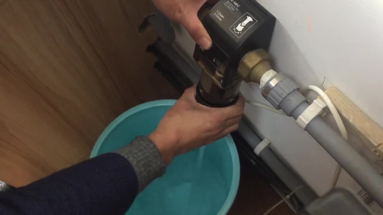 现在一些前置过滤器提到“反冲洗”