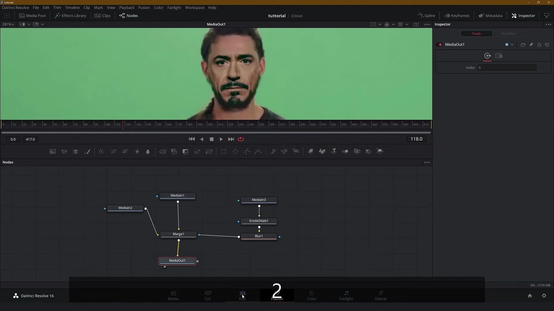 DeepFaceLab导出后使用达芬奇进行调色合成!