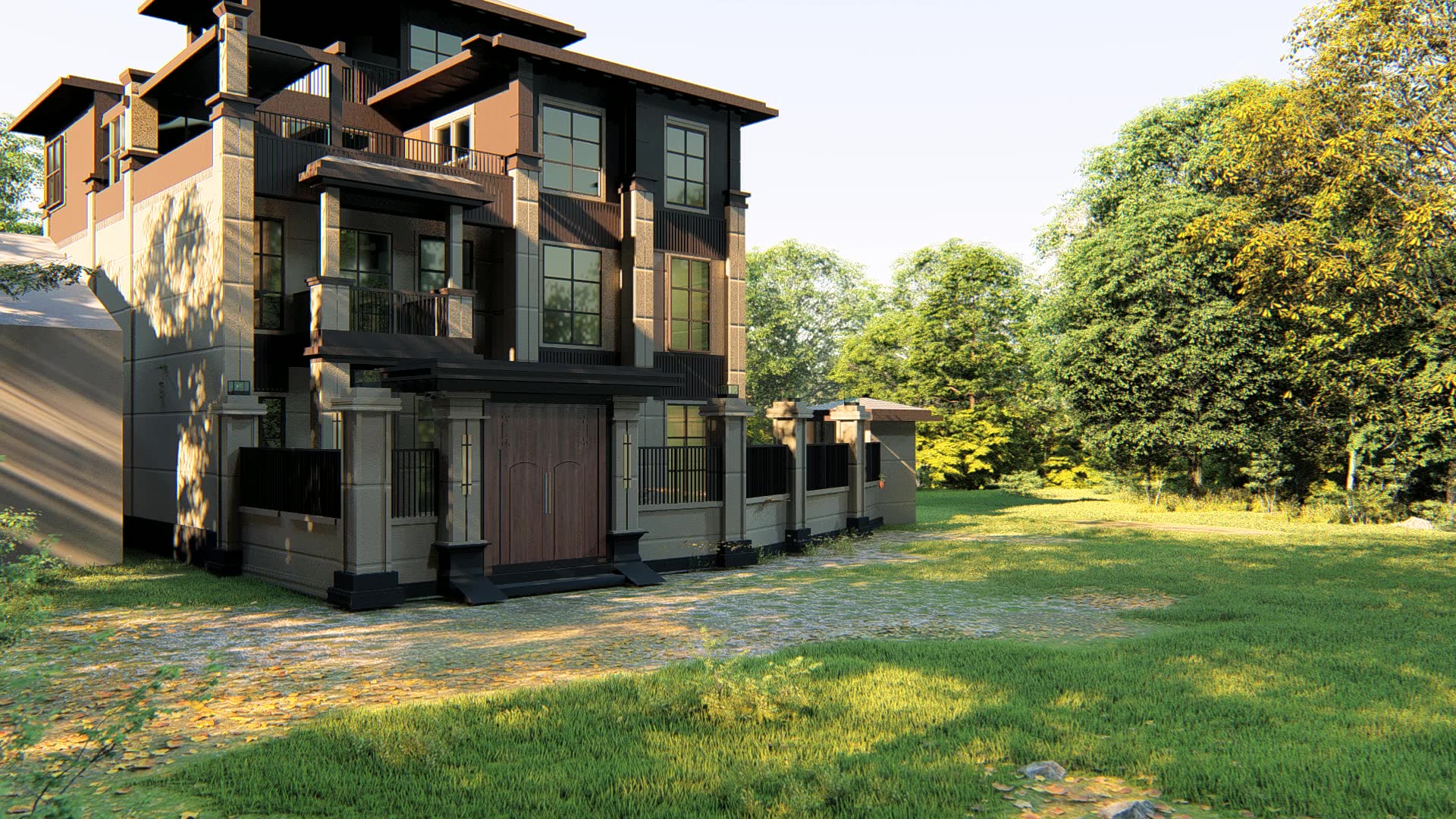 学建筑3年的lumion动画