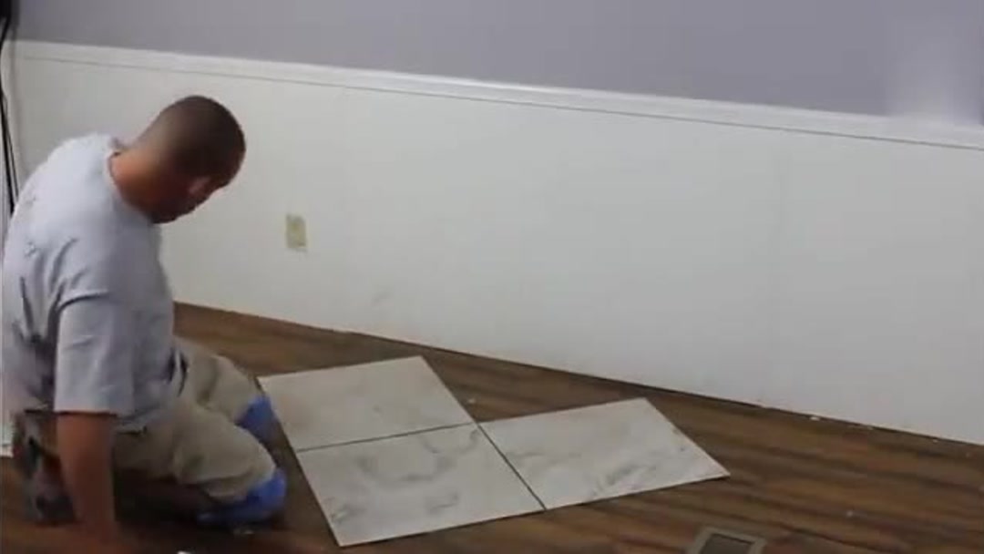 泥瓦工牛人独创最新边角瓷砖切割运算法,简单快捷好用