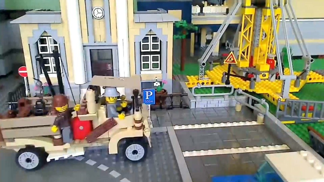 乐高定格动画:乐高伦敦银行抢劫案