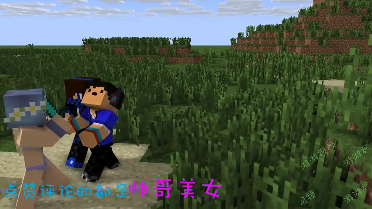 我的世界:动画 英雄救美的故事,感人短片