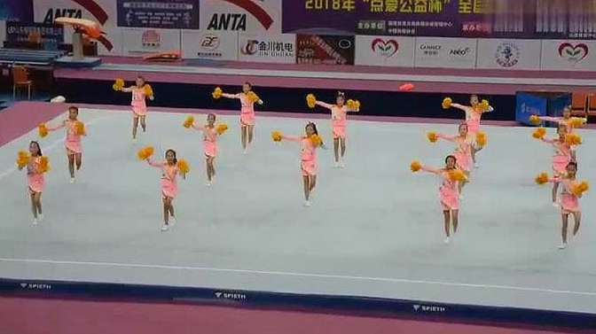 小学生啦啦操舞蹈视频,助力全国体操赛