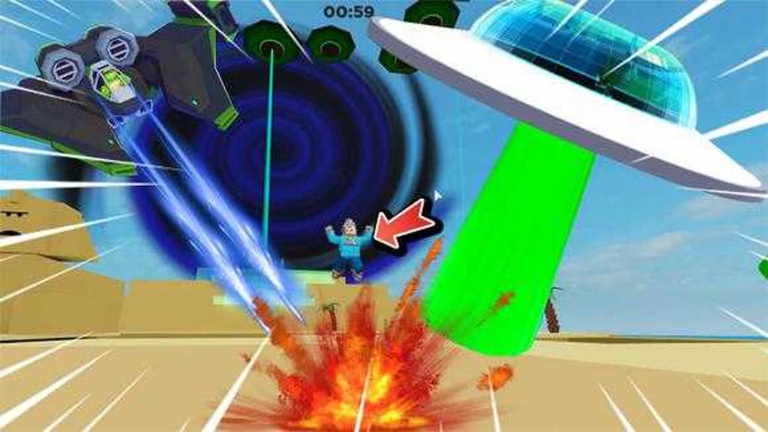 Roblox进化生存模拟器:圣诞老人高空扔礼物把我害惨了!