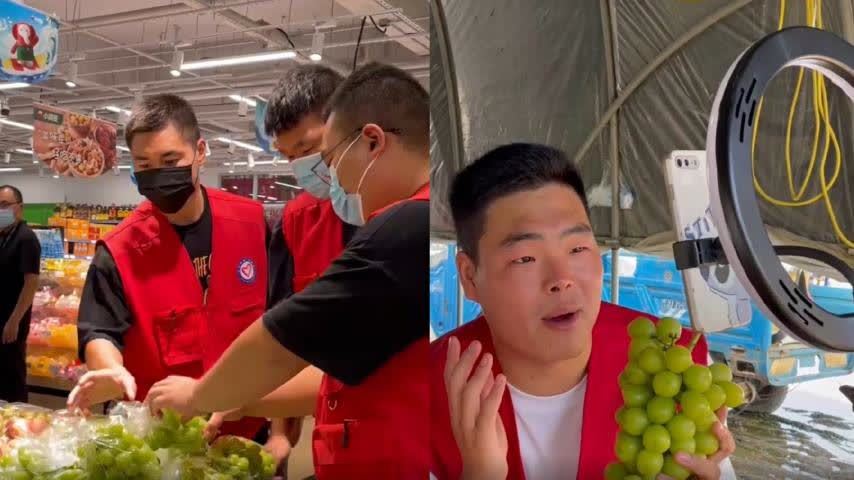 江苏大学生12天帮果农售空万斤滞销葡萄:学以致用服务社会