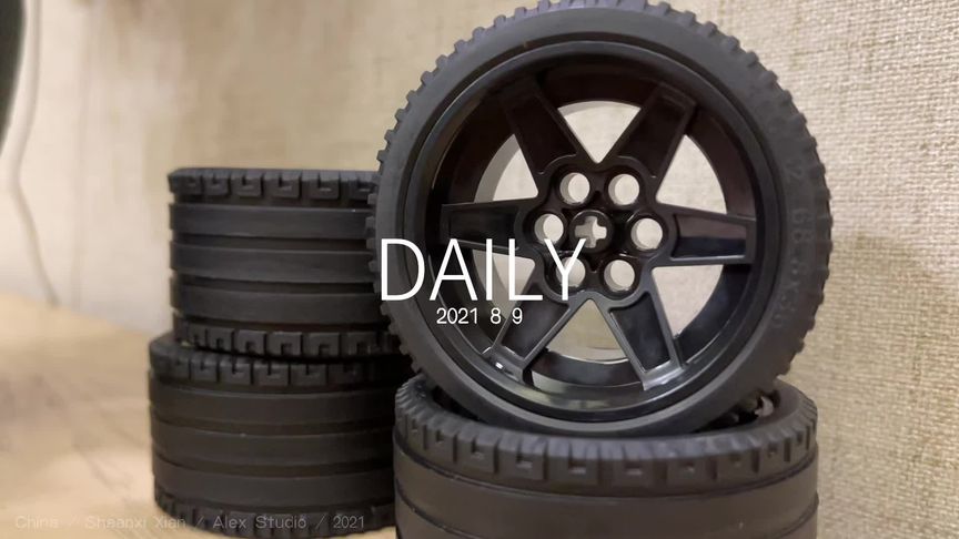 积木拼好了#汽车模型 #拼装