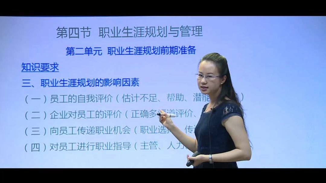 来学网来学教育人力资源师第四节 职业生涯规划与管理-知识要求03