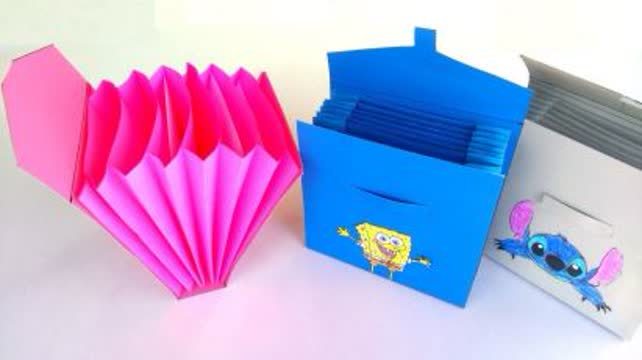 开学季带着宝贝们手工DIY文件包,用来装零钱也可以哦