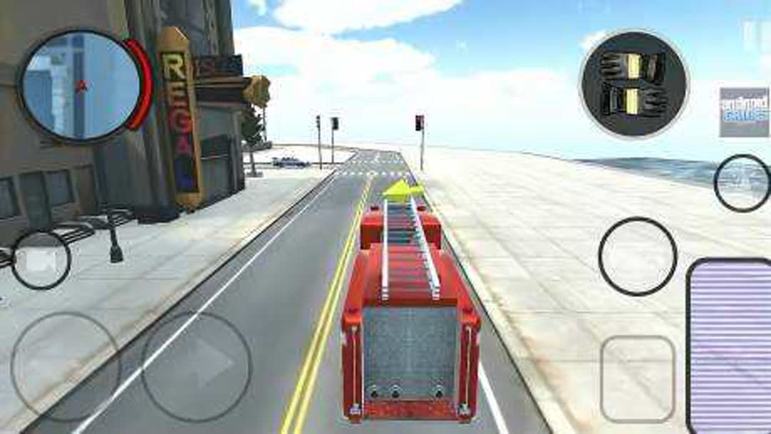 消防车旅模拟器,-消防车司机紧急救援-Android游戏