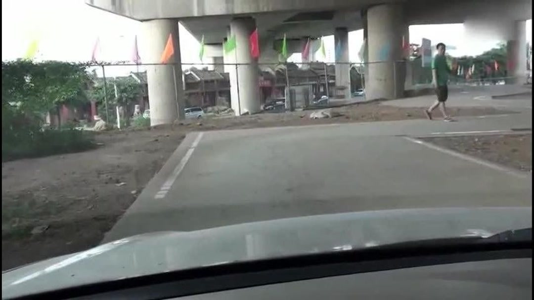 驾校c1科目二场地考试小车半直角转弯技巧