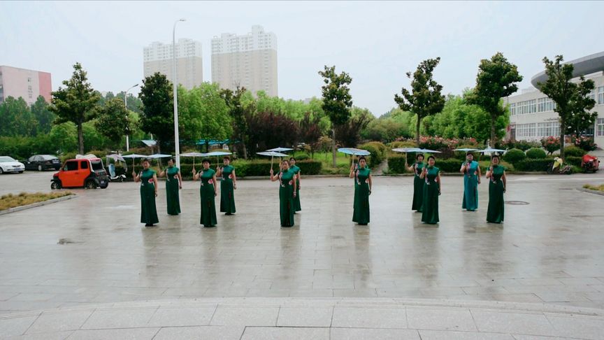 伞舞走秀《红枣树》