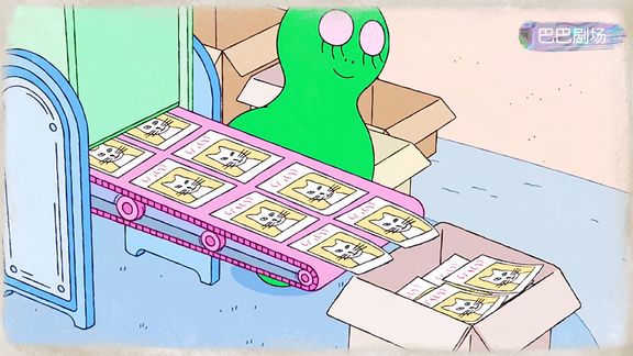 巴巴宝宝们为了自己电影的宣传开始制作海报