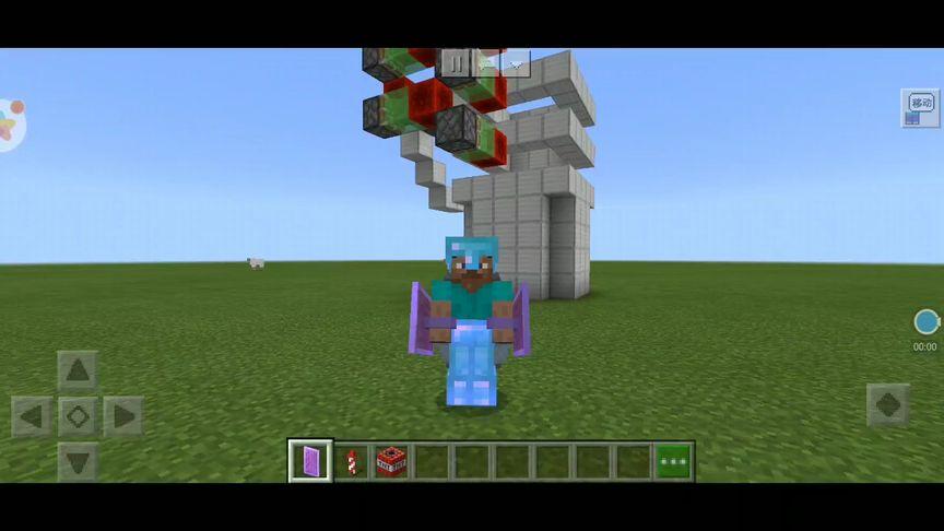 我的世界教程:升天大炮!一秒把你送上天!鞘翅的神辅助!