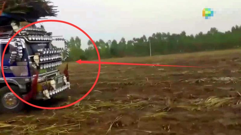 泰国老农开卡车运甘蔗,光看车灯和后视镜,我就佩服的五体投地!