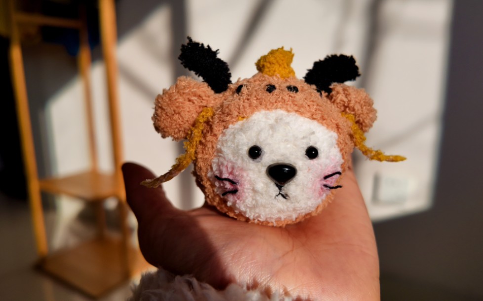 夹娃娃机没次都失败,那就自己用毛线动手做一个毛绒公仔吧。