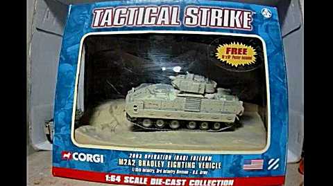 ...M2A2 布雷德利 步兵战车 1:64 模型评测 玩具 合金车 坦克 m2 装甲车