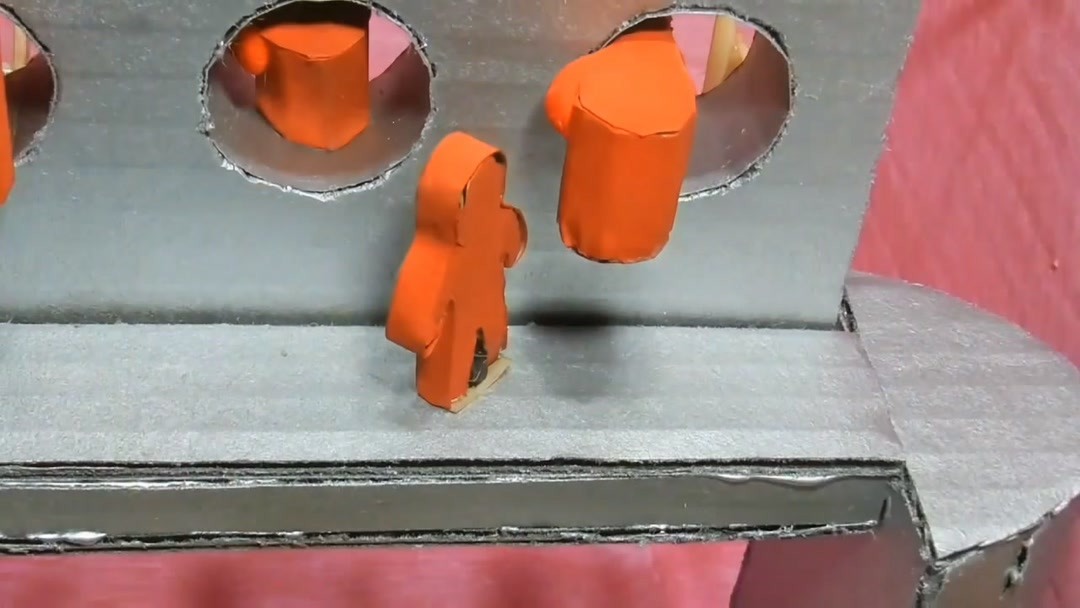 手工纸板玩具教程,3D休闲竞速游戏机的制作方法,包教包会!