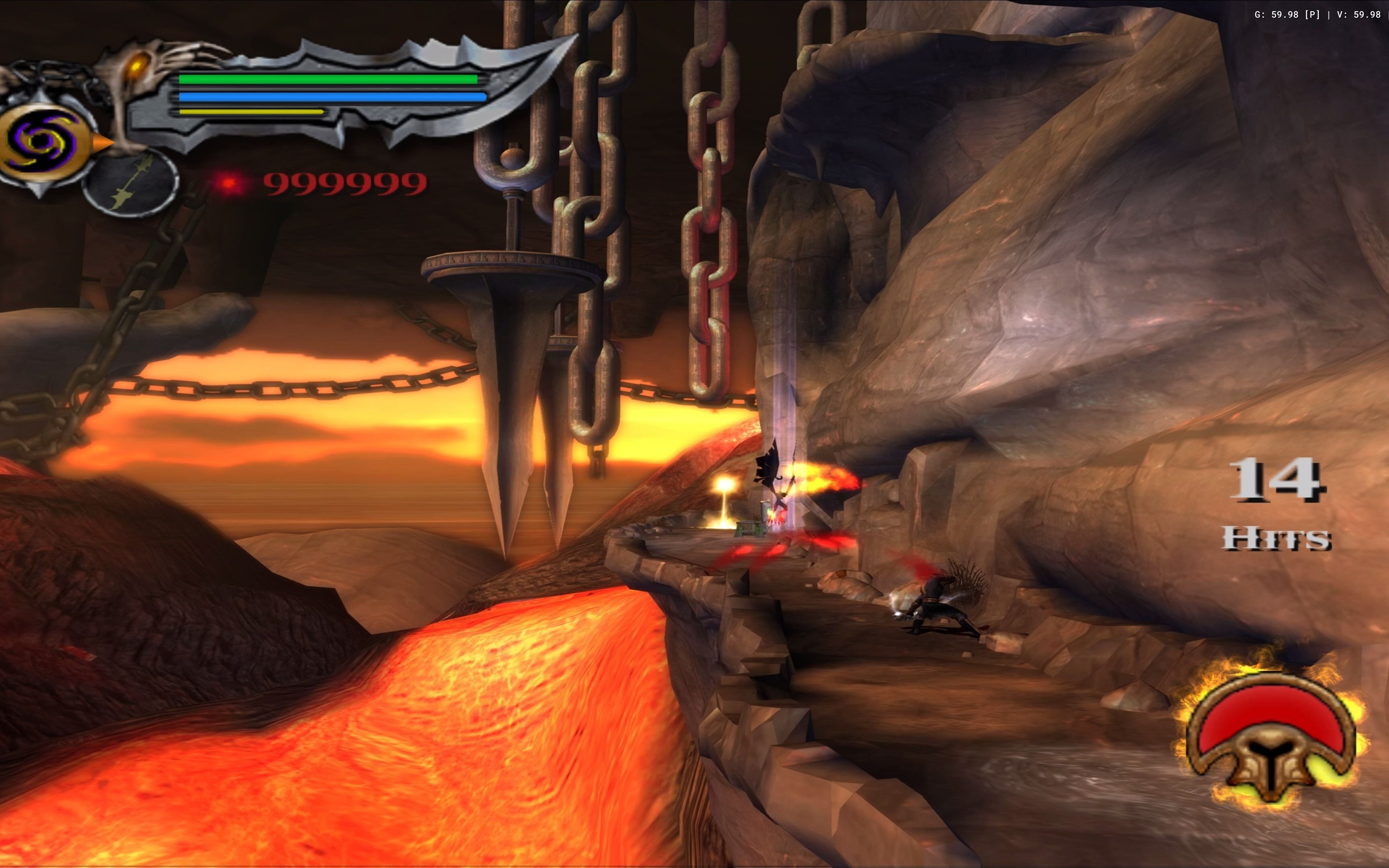 《战神2》PC4K60FPS高清+reshade|PCSX2 1.7|PS2模拟器