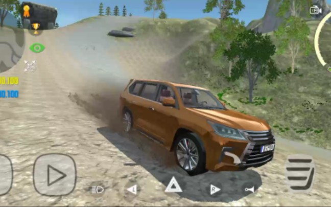 (汽车模拟器2)雷克萨斯LX570来越野