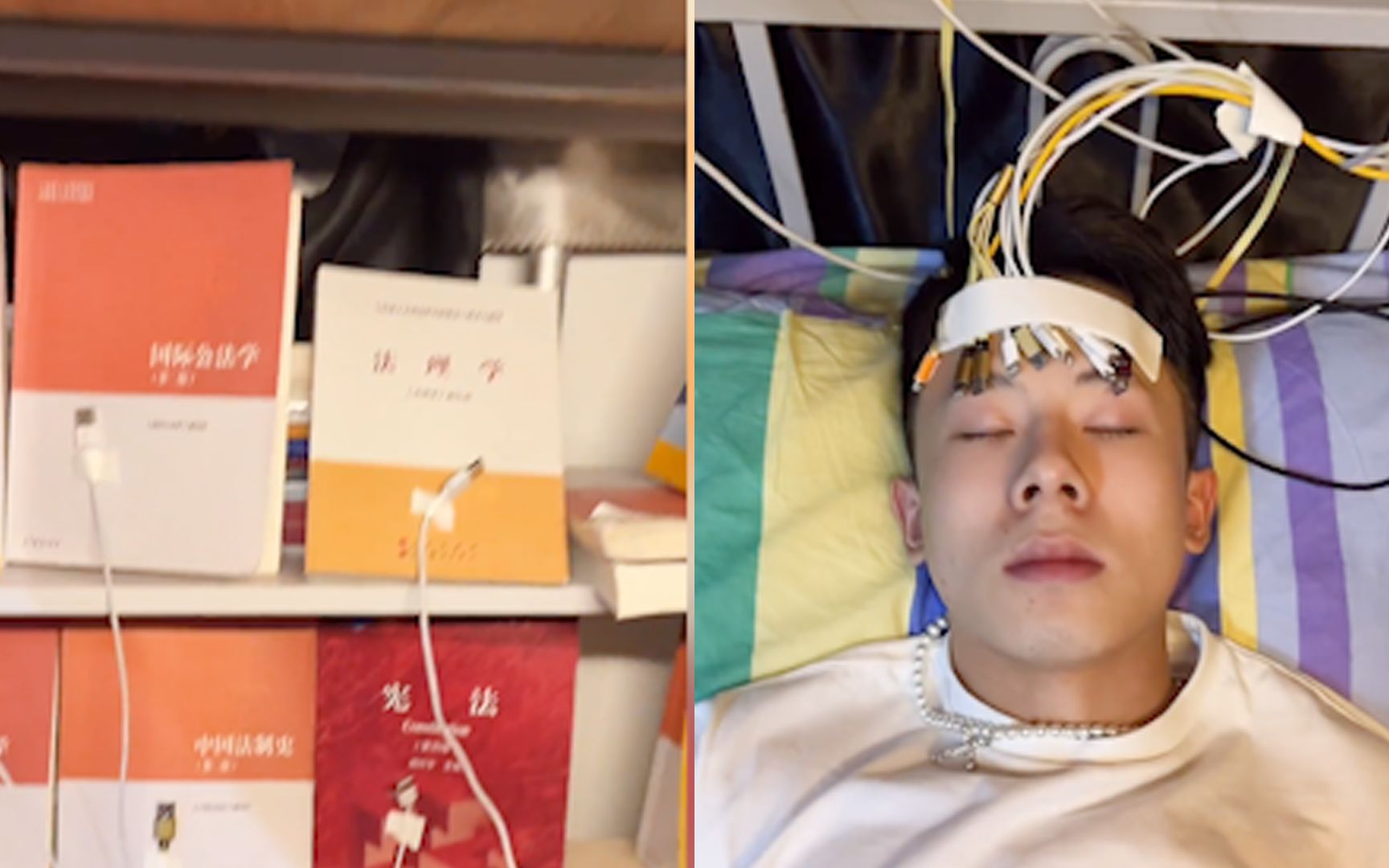笑喷了!男生考前试图,通过数据线传输知识