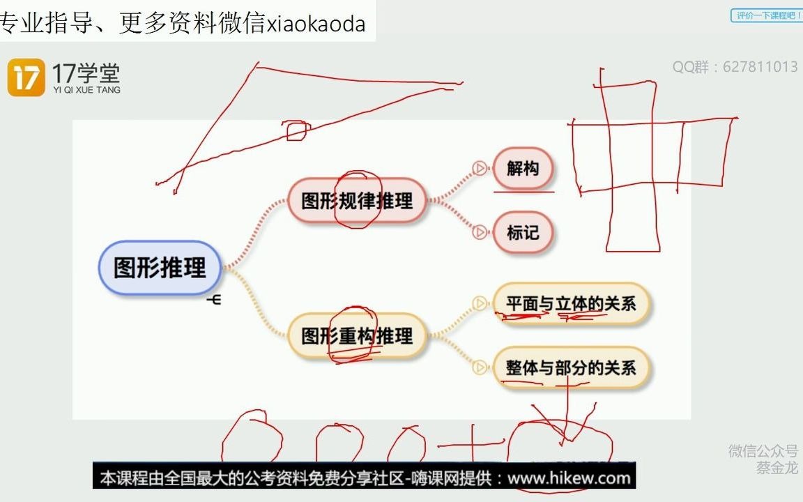 判断推理-图形推理-蔡金龙