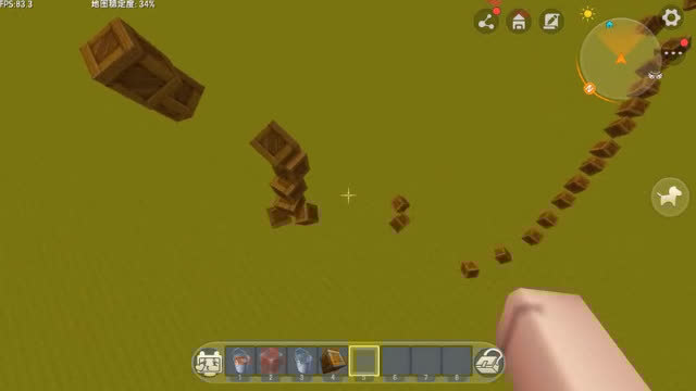 迷你世界漂浮在空中的箱子你们会吗